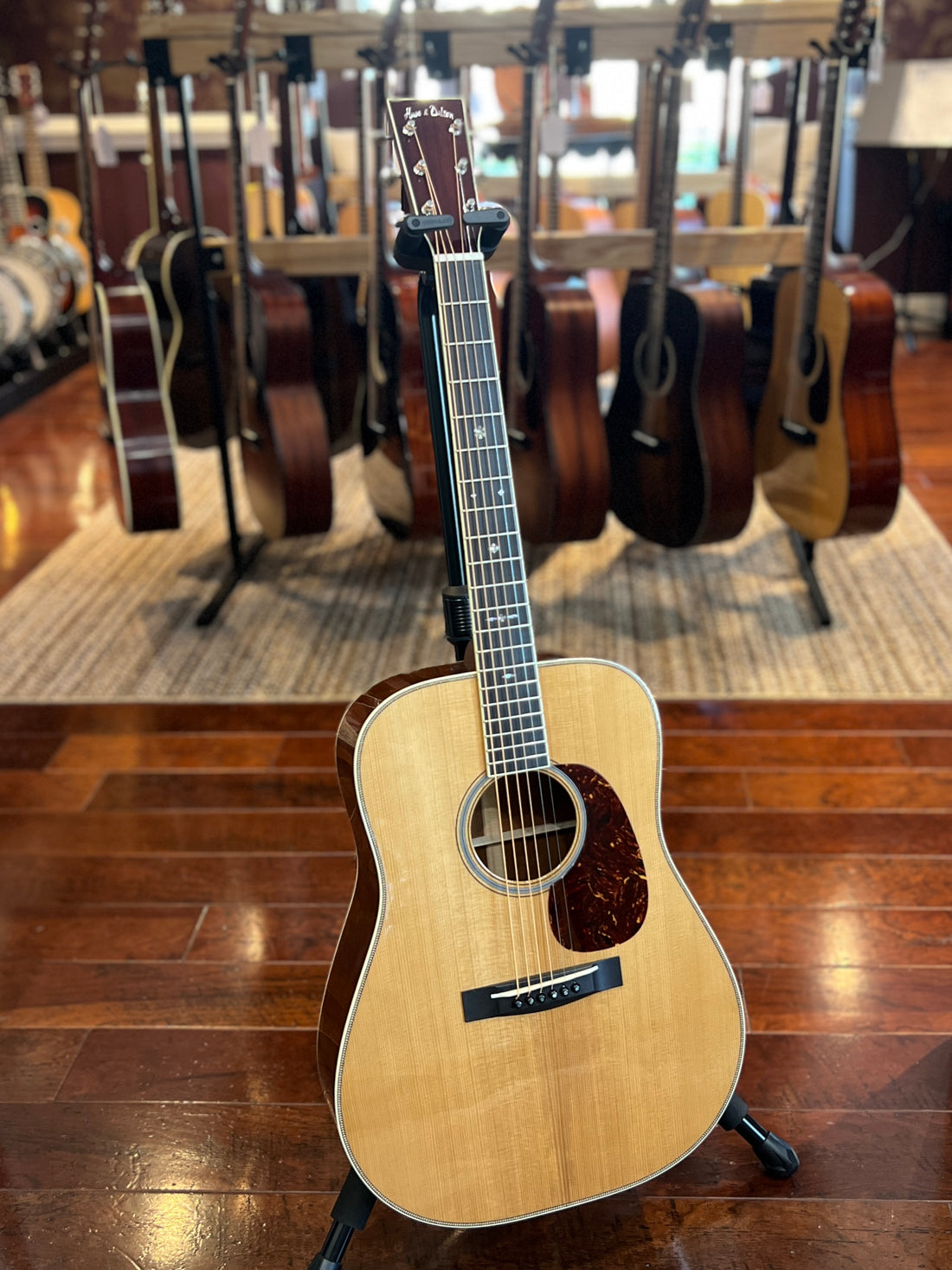 Huss & Dalton TDM Custom Thermo-cured Red Spruce / Sinker Mahogany Aco ...